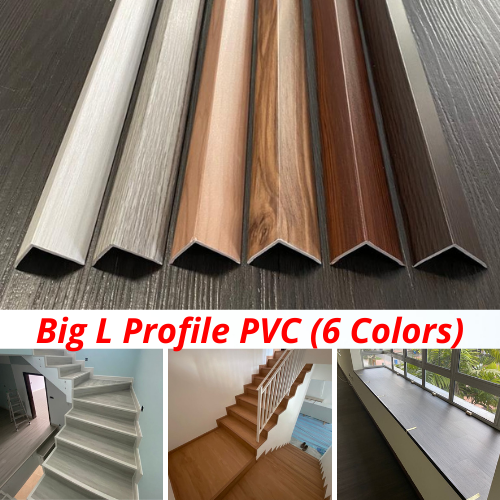 Flooring PVC Big L - Untuk Tangga & Platform - Vinyl Floor - SPC Floor ...