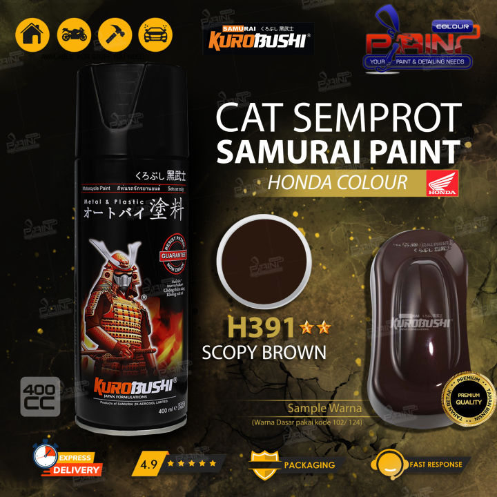 Samurai Paint H391** Scoopy Brown Cat Semprot/Pylox Helm/Motor/Gundam | Lazada Indonesia