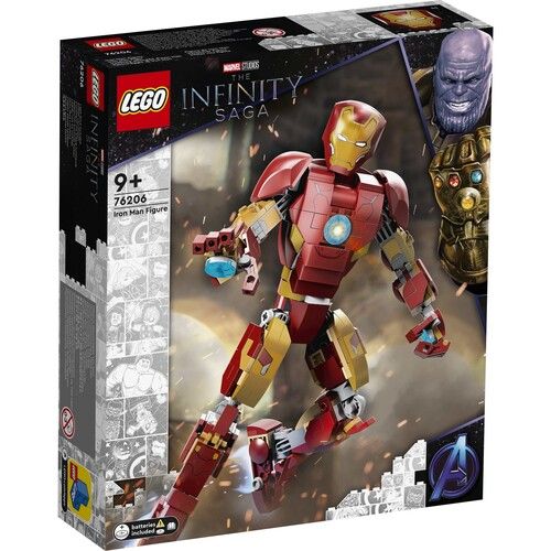 LEGO® Marvel 76206 Iron Man Figure Buildable Toy (381 Pieces) | Lazada ...
