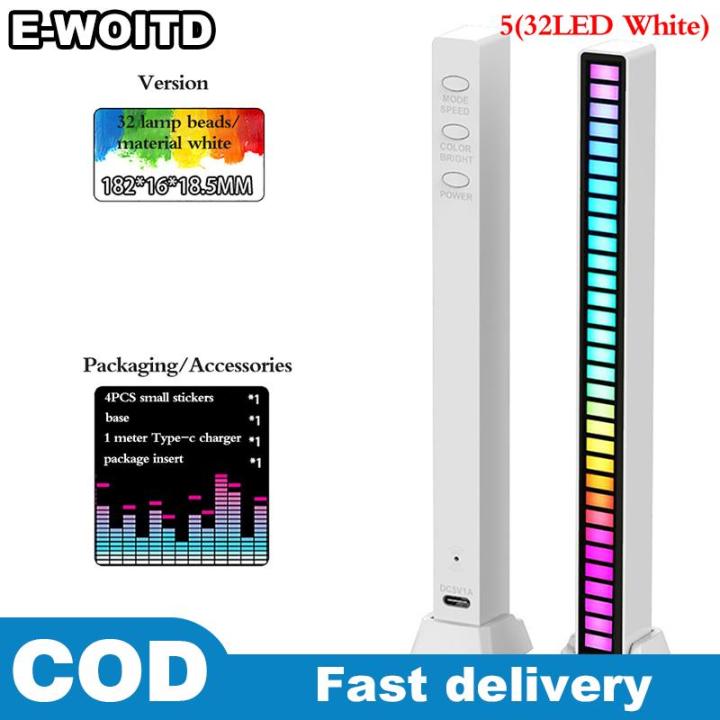 E-WOITD🔥🔥🔥 Creative 5V USB 16 32 LED Night Lights Pickup Voice App ...