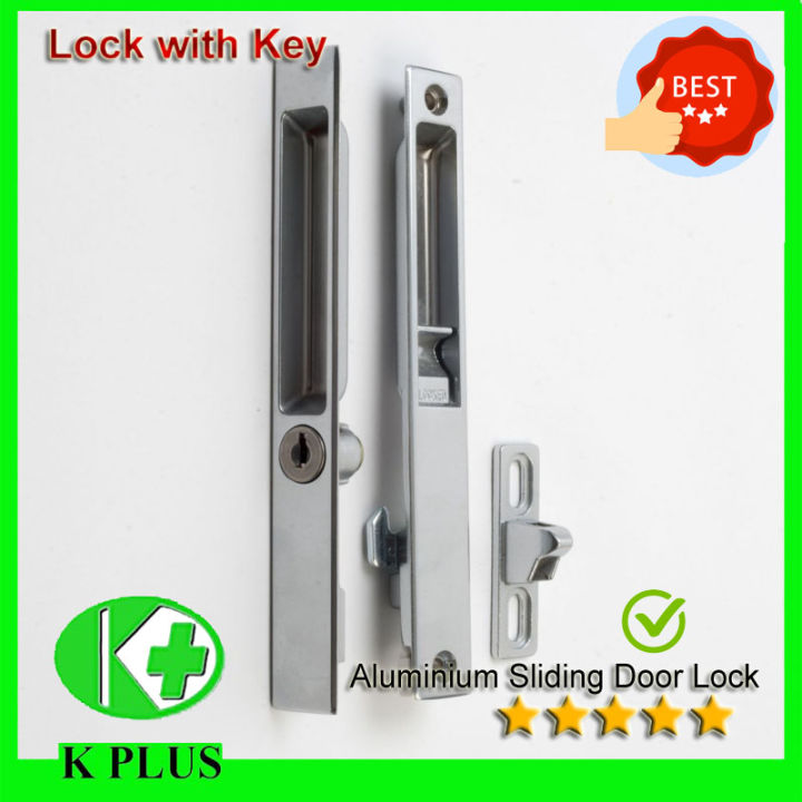 Glass sliding door lock aluminium door lock 25mm kunci pintu gelongsor ...