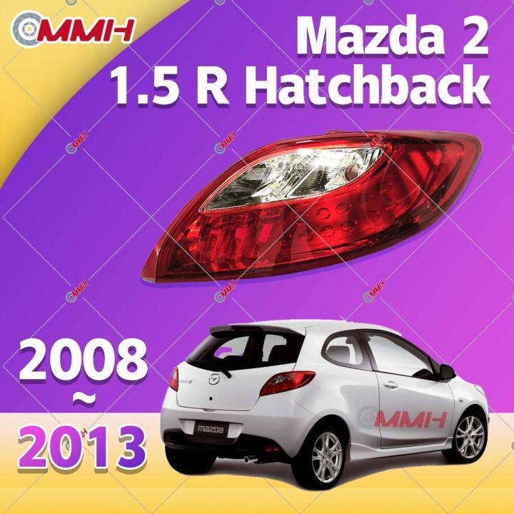 For Mazda 2 Mazda2 hatchback tail lamp 2008-2012 Tail Lamp Rear Lamp ...
