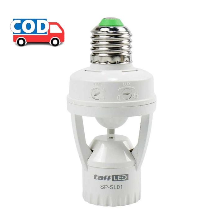 Lampu Sensor Gerak Otomatis Manusia Menyala Siang Malam Colokan Fitting ...