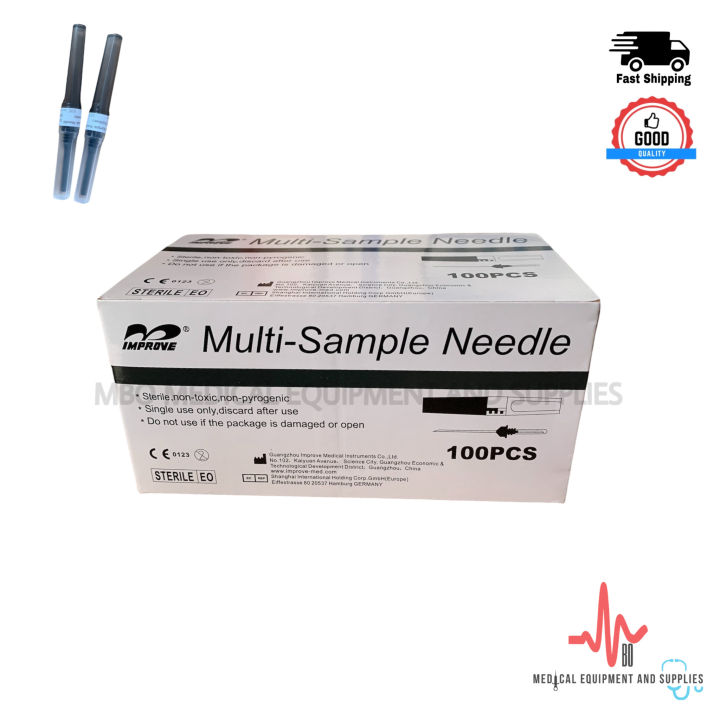 Multi-Sample Needle 22Gx1in (0.7x25mm) | Lazada PH