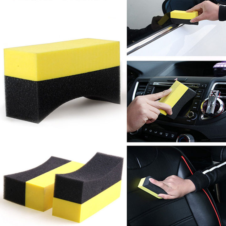 Car Wheel Cleaning Sponge Tire Wash Wiper Water Suction Sponge Pad Wax ...