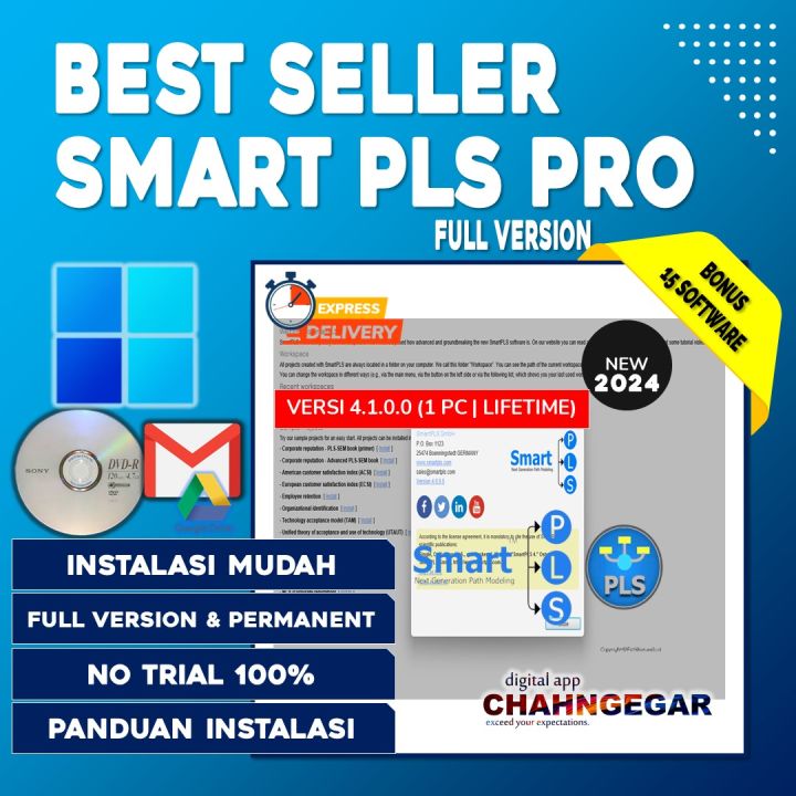 Software SmartPLS 4.1.1.2 (2025) Profesional Full Version | Software Analisa Data Aplikasi ...