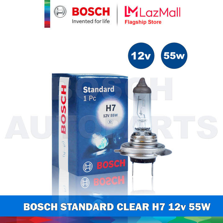 Bosch Bulb Standard Clear H7 12v 55W | Lazada PH
