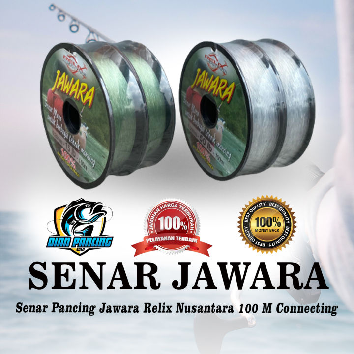 Senar Pancing Jawara Relix nusantara 100M conecting | Lazada Indonesia