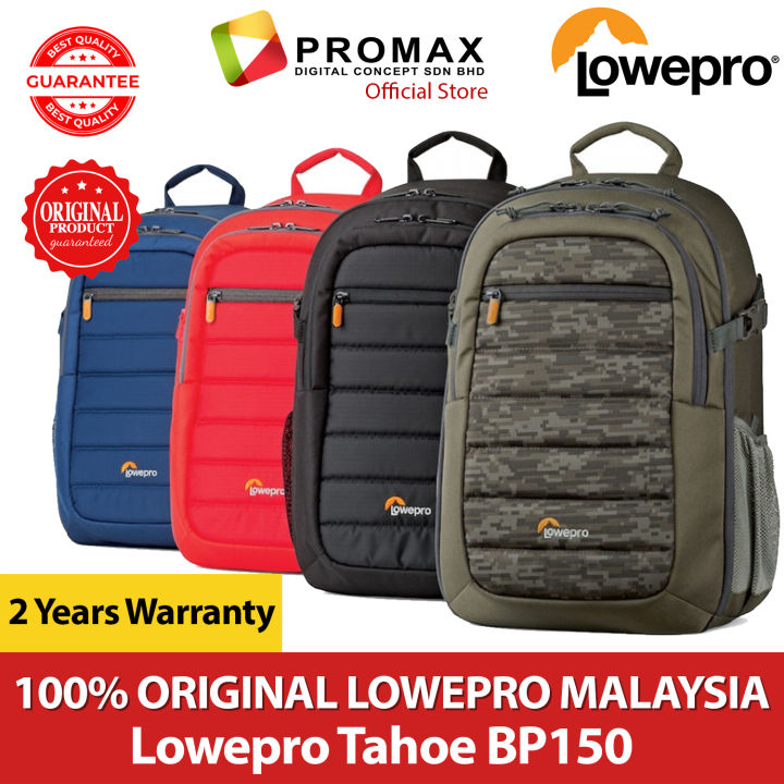 Original Lowepro Tahoe BP150 DSLR Mirrorless Camera Backpack ( Black ...