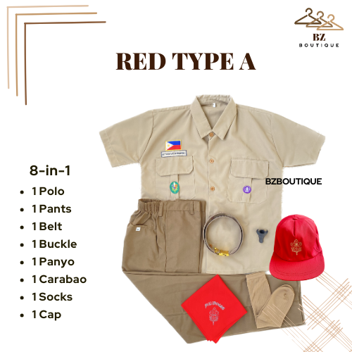 Senior Scout Type A Complete Set of Scouting Uniform for Boys | BZ ...