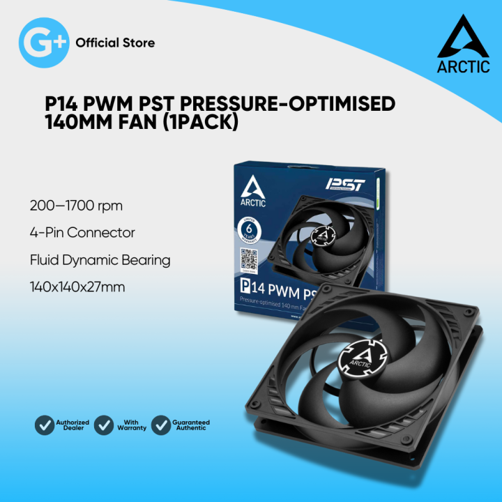 Arctic P14 PWM PST 140 mm CPU Cooling Fan with PWM Sharing Technology ...