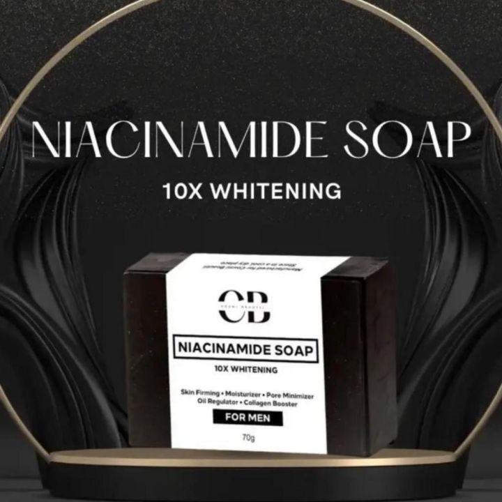 CB Niacinamide Soap for Men 10X Whitening Soap Whitens All Skin Types ...