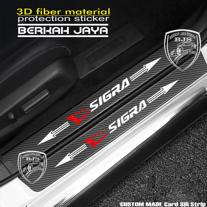 Stiker Pelindung Pintu Mobil Sigra 3D Door Sill Plate Guard Daihatsu ...