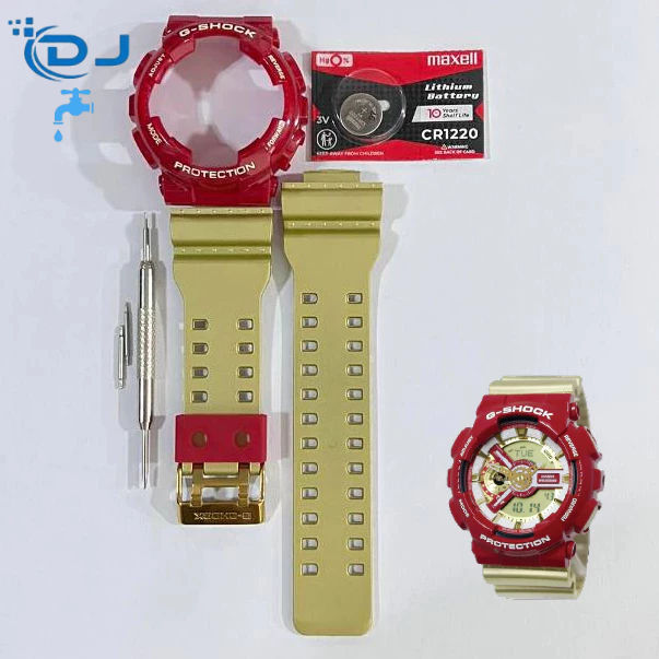 IRON Man G Shock Casio GA100 /GA110 GA-110CS-4AJF Limited Color Watch Strap Band | Lazada PH