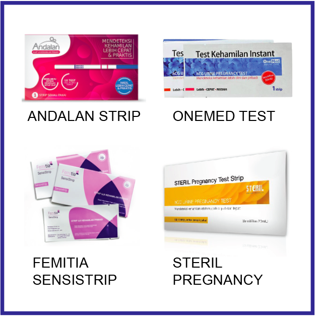 Testpack Femitia Sterill Onemed Andalan Strip Test Pack Tespek Alat Tes