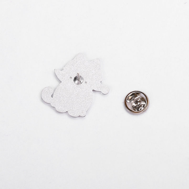 [CJDD] E-Commerce New Alloy Letter Series Brooch Cartoon Black Cat SHE ...