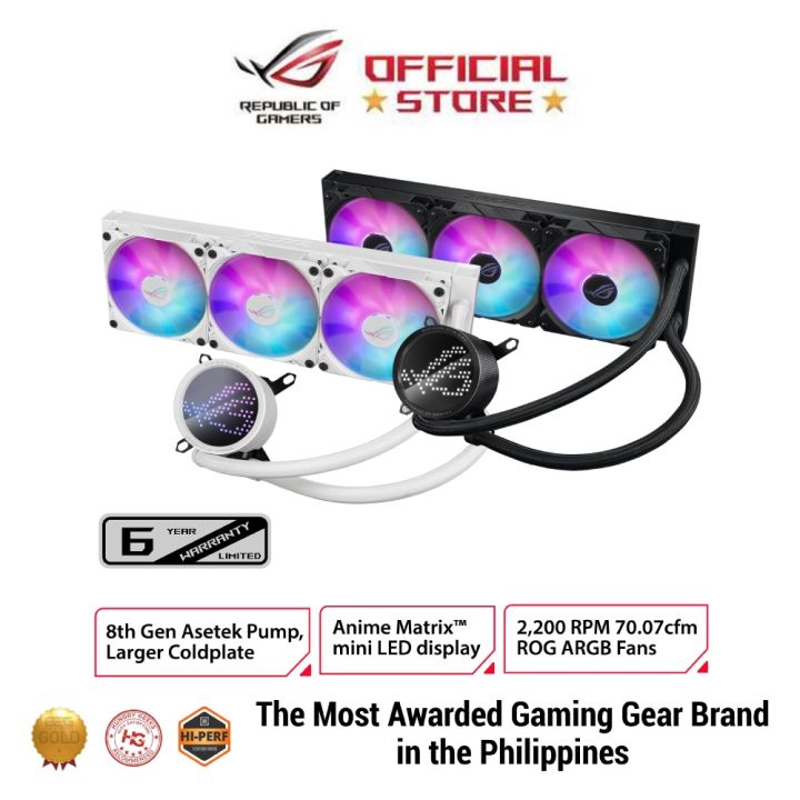COD Asus ROG RYUO III 360 ARGB BlackWhite AIO Liquid CPU Cooler w ...