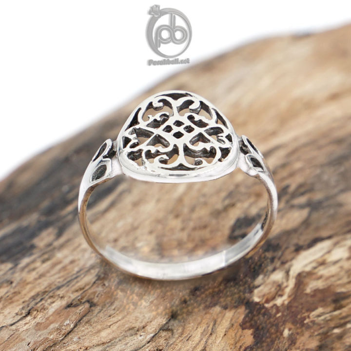 Cincin Perak Bali Silver Ring 925 motif Patra Jawanara | Lazada Indonesia