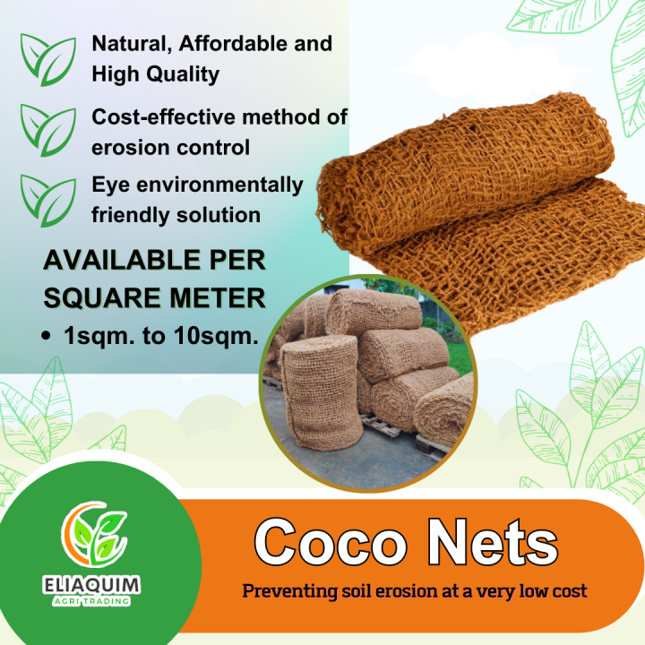 Coco Nets 1 To 10 Square Meter, For Your Landscaping Plants And Erosion ...