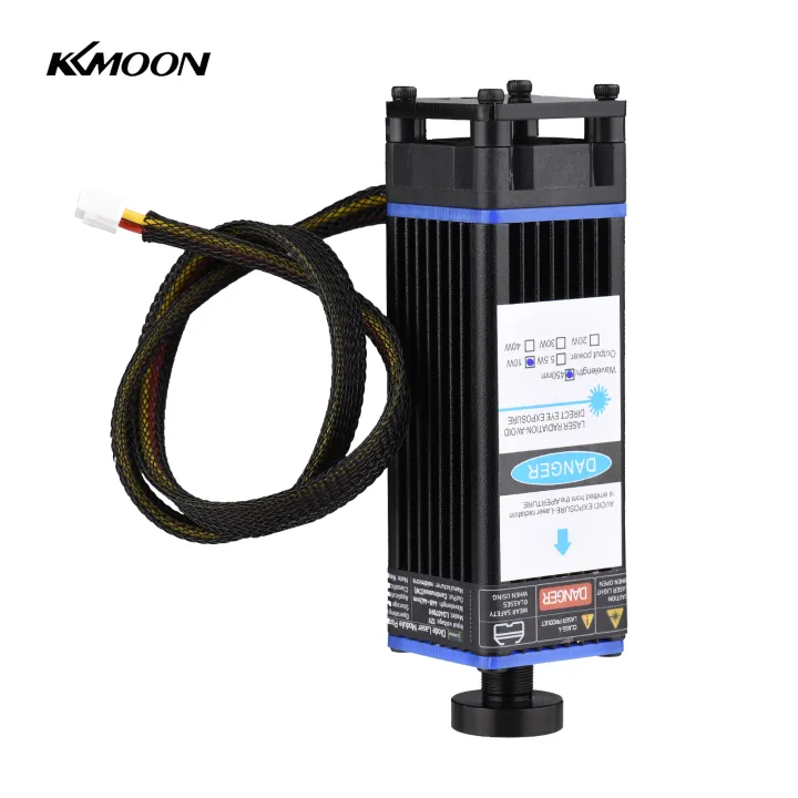 KKmoon Mô Đun 450nm 5.5W/ 10W/ 20W/ 30W/ 40W Đầu Khắc Độ Dài Tiêu Cự Cố ...