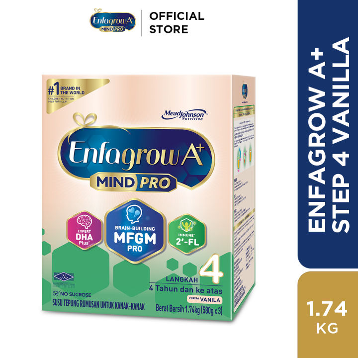 Enfagrow A+ Step 4 ORIGINAL/VANILLA 1.74kg Susu Milk Formula Powder ...