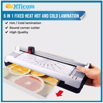 Officom 6in1 Laminator A3/A4 Size Hot and Cold Functional Laminating ...