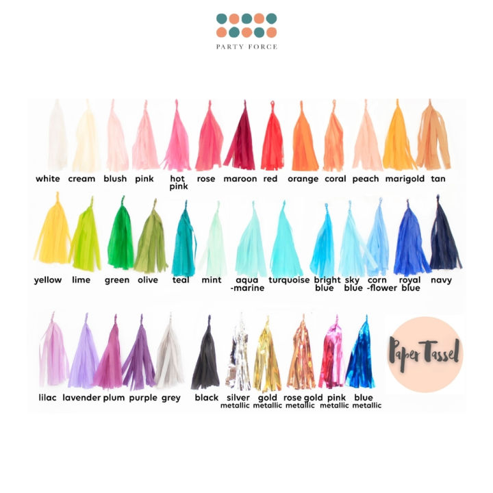 Paper Tassel Party Decoration Garland Fringe Banner | Lazada Singapore