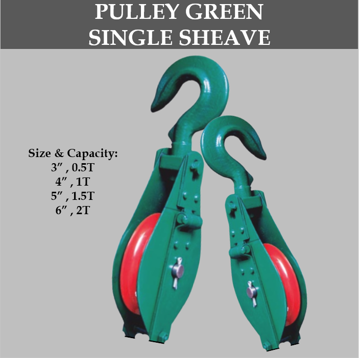 Philchi Corner Pulley Green Single Sheave | Lazada PH