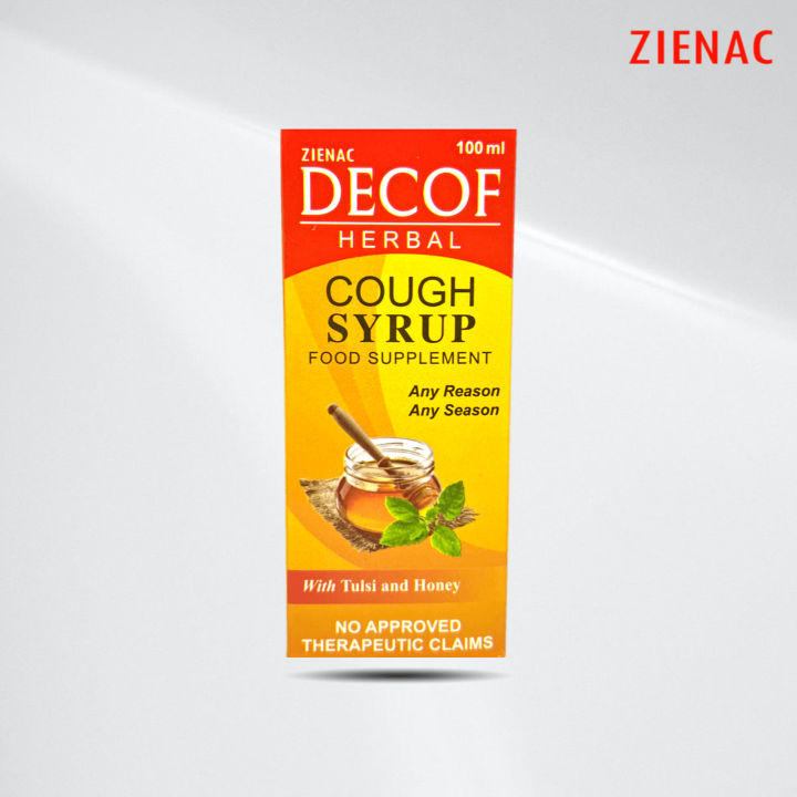 DECOF Ayurvedic Herbal Cough Syrup 100ML - Natural Relief, FDA Approved ...