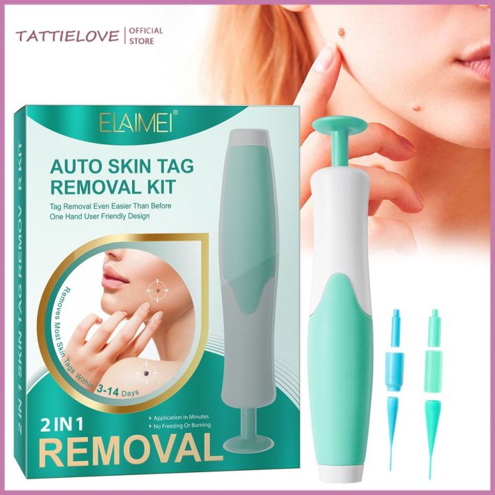 Tattielove Elaimei Auto Skin Tag Remover Kit Skin Tag Removal Device ...