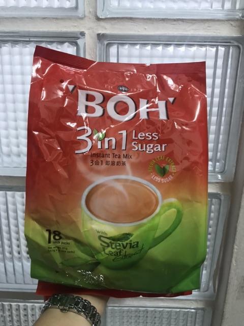 ชา BOH 3in1 Less Sugar with Stevia Leaf ผสมหญ้าหวาน | Lazada.co.th