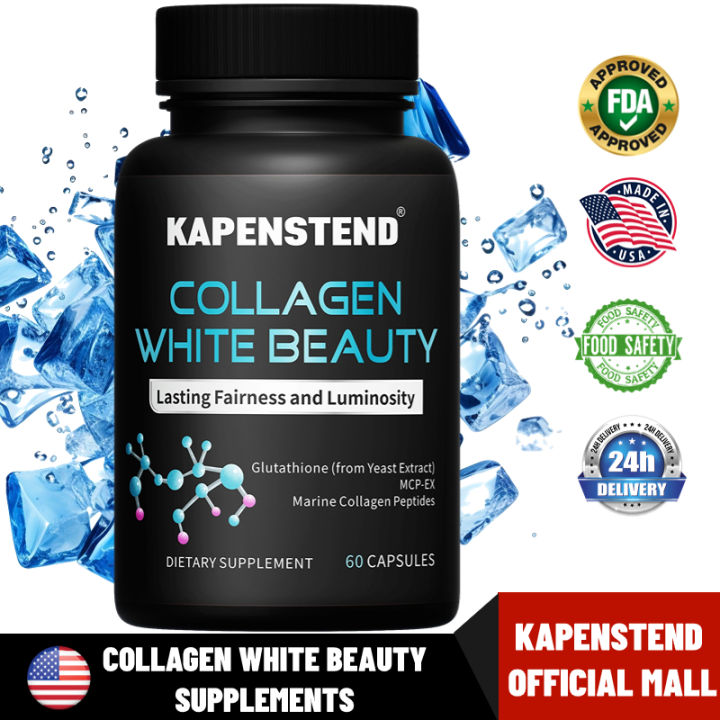 Collagen Whitening Supplement with Marine Collagen Peptides ...