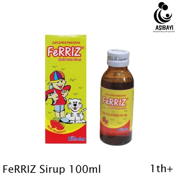 Ferriz Sirup 100ml Suplemen Makanan Zat Besi untuk Anak Syrup | Lazada ...