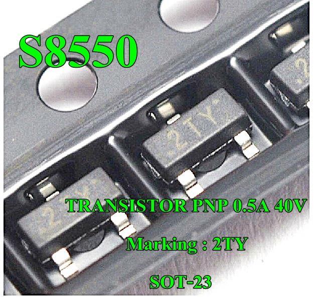 (20ตัว) S8550 , 8550 , 2TY , SOT-23 , TRANSISTOR (PNP) 0.5A 40V | Lazada.co.th