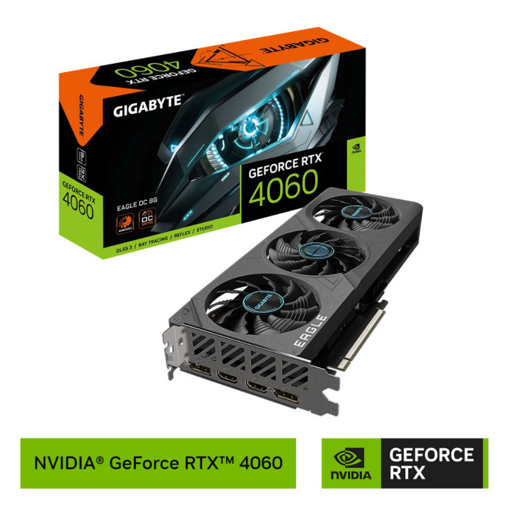 COD Gigabyte NVIDIA® GeForce RTX™ 4060 Eagle OC 8GB Graphics Card (GV ...