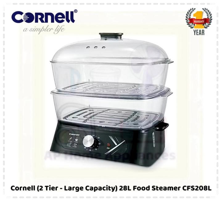 Cornell 28L (2 Tier) - Large Capacity Electric Food Steamer CFS208L ...