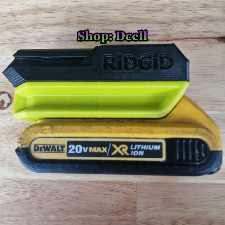 Đế Chuyển Pin Dewalt Sang AEG / AEG Ridgid 18v In 3D Nhựa Chịu Lực Siêu ...