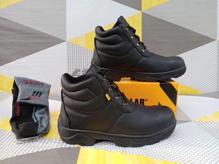 Sepatu Pria Sepatu Safety Ujung Besi Best Seller Sepatu CAT Caterpillar ...