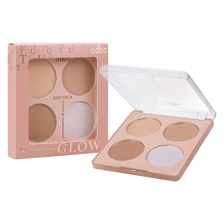 ODBO โอดีบีโอ คอนทัวร์ แอนด์ โกลว พาเลท OD1303 | Lazada.co.th