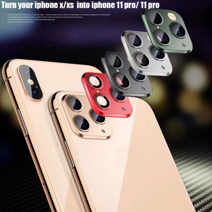 Lens Sticker For iPhone X XR Xs Max Camera Cover, Seconds Change a look ...
