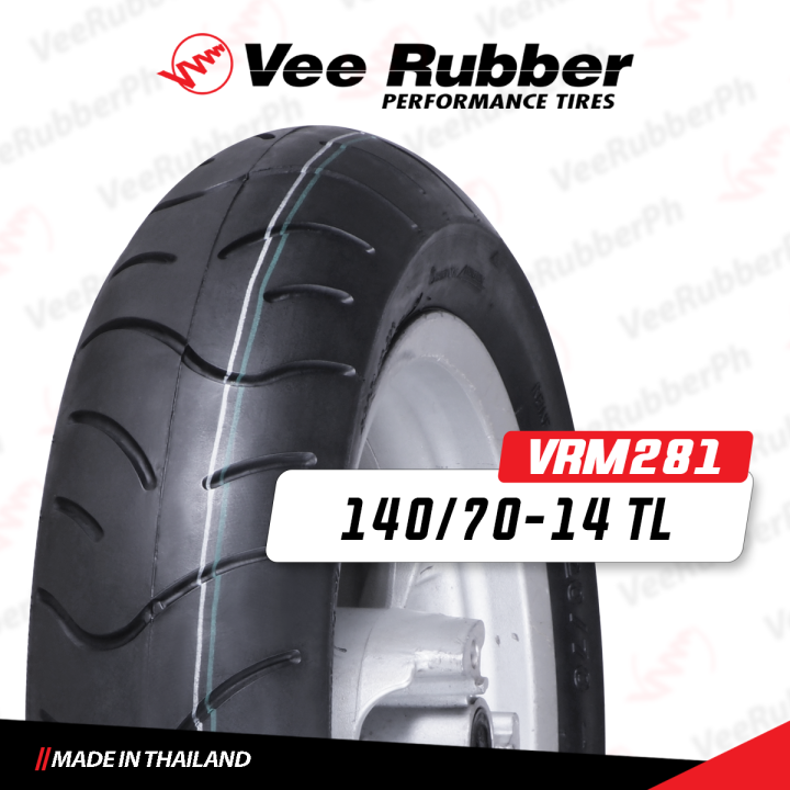 140/70-14 VRM281 (TL) VEE RUBBER MAXI SCOOTER 140/70 - 14 Tubeless ...