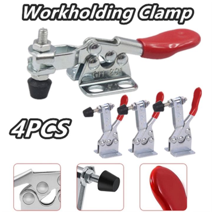 4PCS Workholding Clamp Horizontal Quick Release Toggle Clamp Set Clamp ...