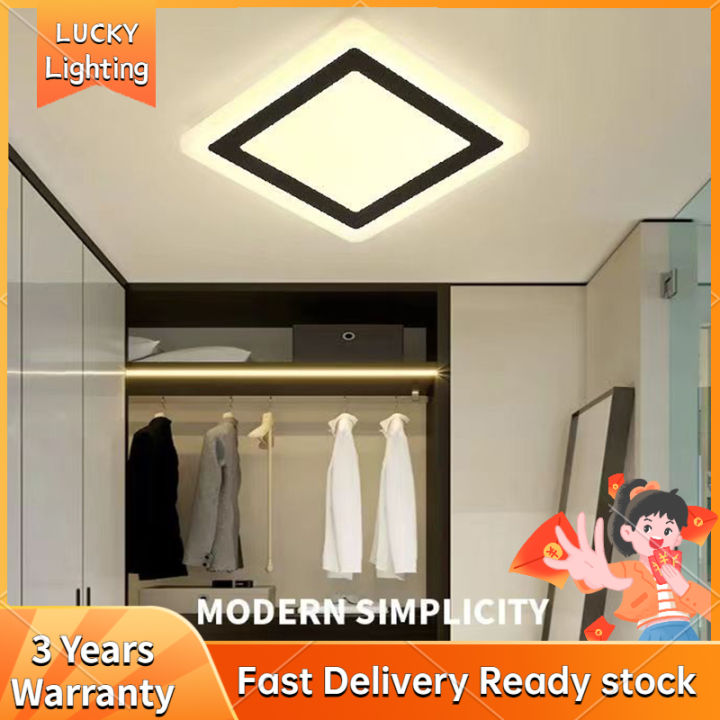 Led Ceiling Light Tricolor Modern Corridor Light Center Light for ...