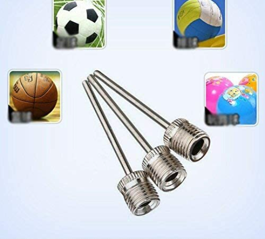 50PCS Pump Pin Bicycle Basketball Soccer Inflatable Needle Stainless ...