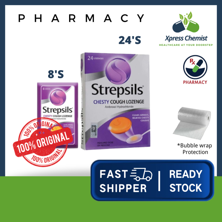 STREPSILS CHESTY COUGH LOZENGE 8'S | 24'S | Lazada