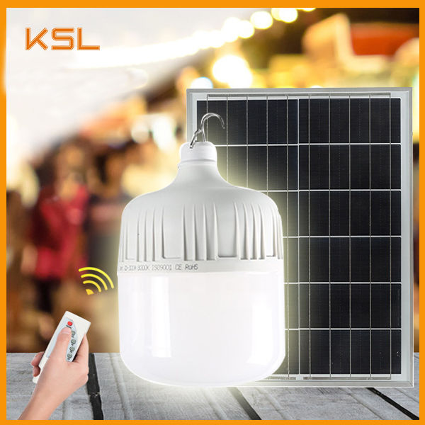 KSL 100W 200W 300W Solar Portable Bulb Energy Save Solar Bulb Outdoor ...