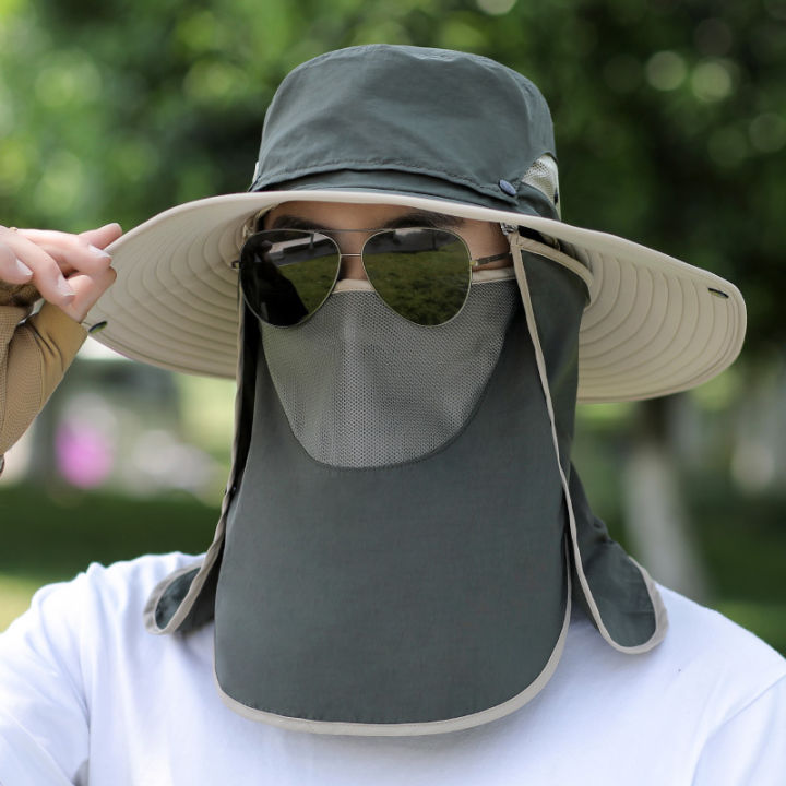UPF50+ Outdoor Sports Hiking Sun Visor Hat Summer Sun Hat 360° Sun ...