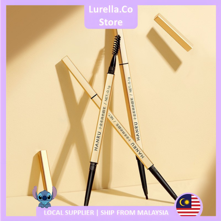 Hanru Eyebrow Pencil Gold Bar Double Head Long Lasting Waterproof ...