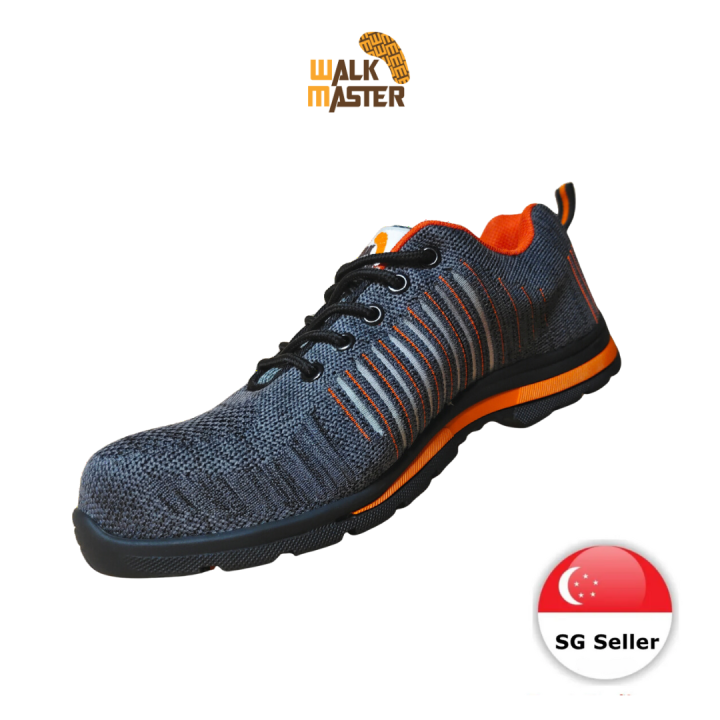 Walkmaster Fiberglass Toe Cap, Low-Cut Laced up, Lightweight, Slip ...