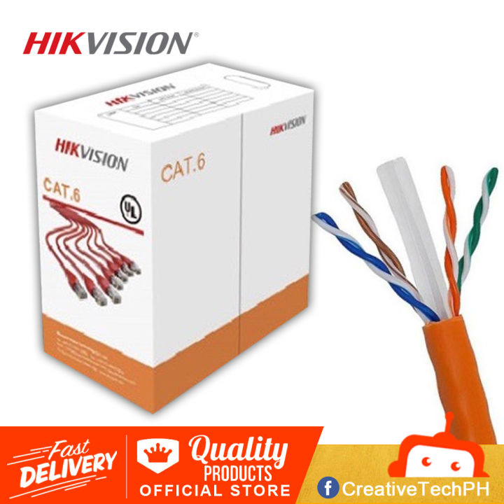 HIKVISION CAT6 UTP Network Cable (DS-1LN6-UU) 305m | Lazada PH
